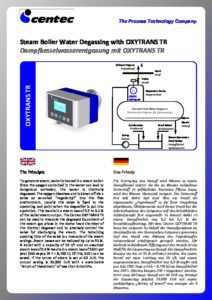 Water degassing – OXYTRANS TR – JMR Europe